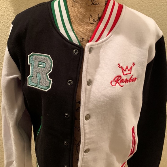 ranboo | Jackets & Coats | Multicolor Letterman Bomber Ranboo Varsity Jacket | Poshmark